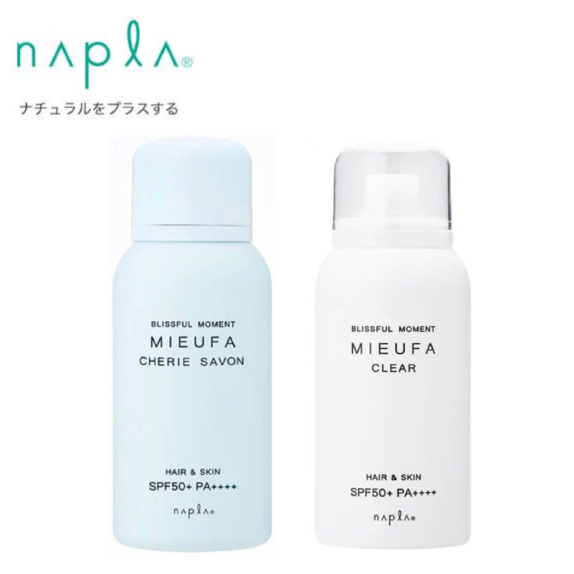 日本 NAPLA MIEUFA Hair and Skin UV Spray SPF50+ / PA++++ - OYM | 韓國美容新體驗！